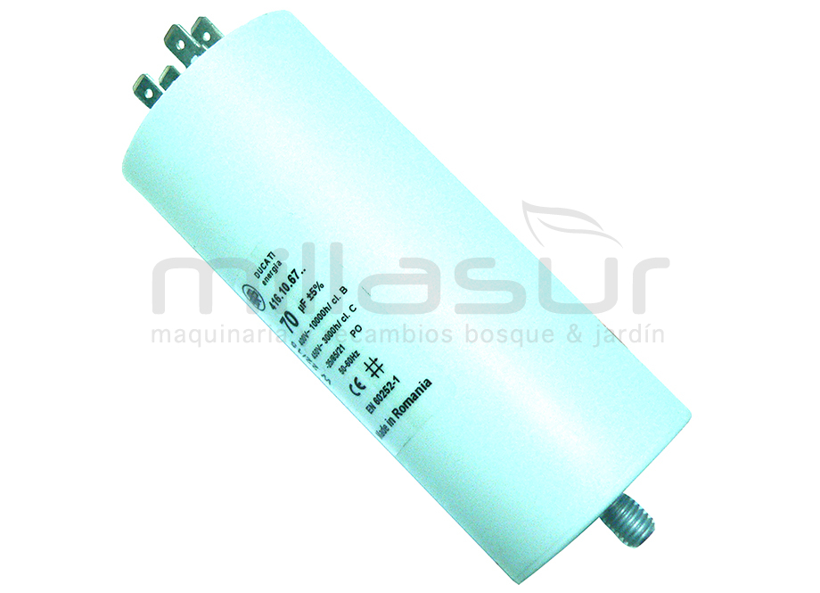 CONDENSER 70 uF | Millasur | Maquinaria y recambios para bosque & jardín